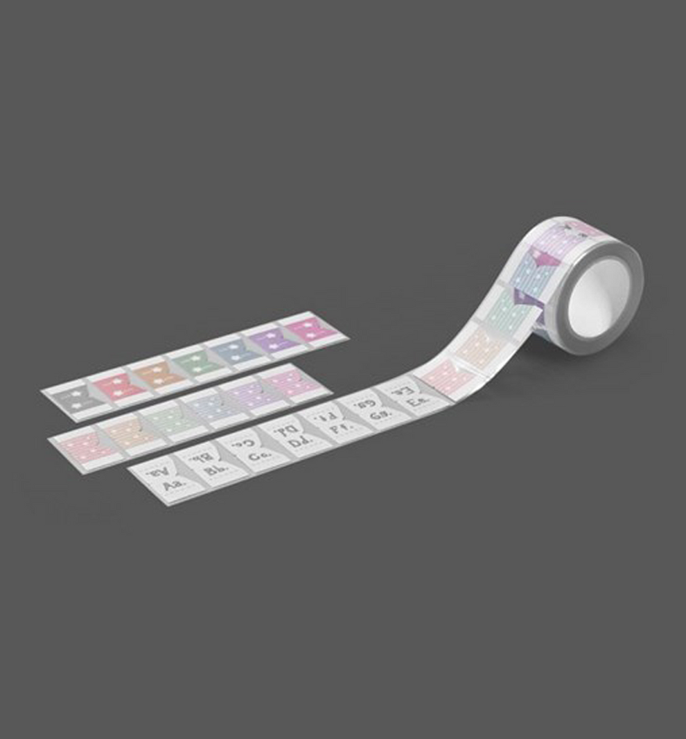 Small Index Kiss Cut Washi Tape