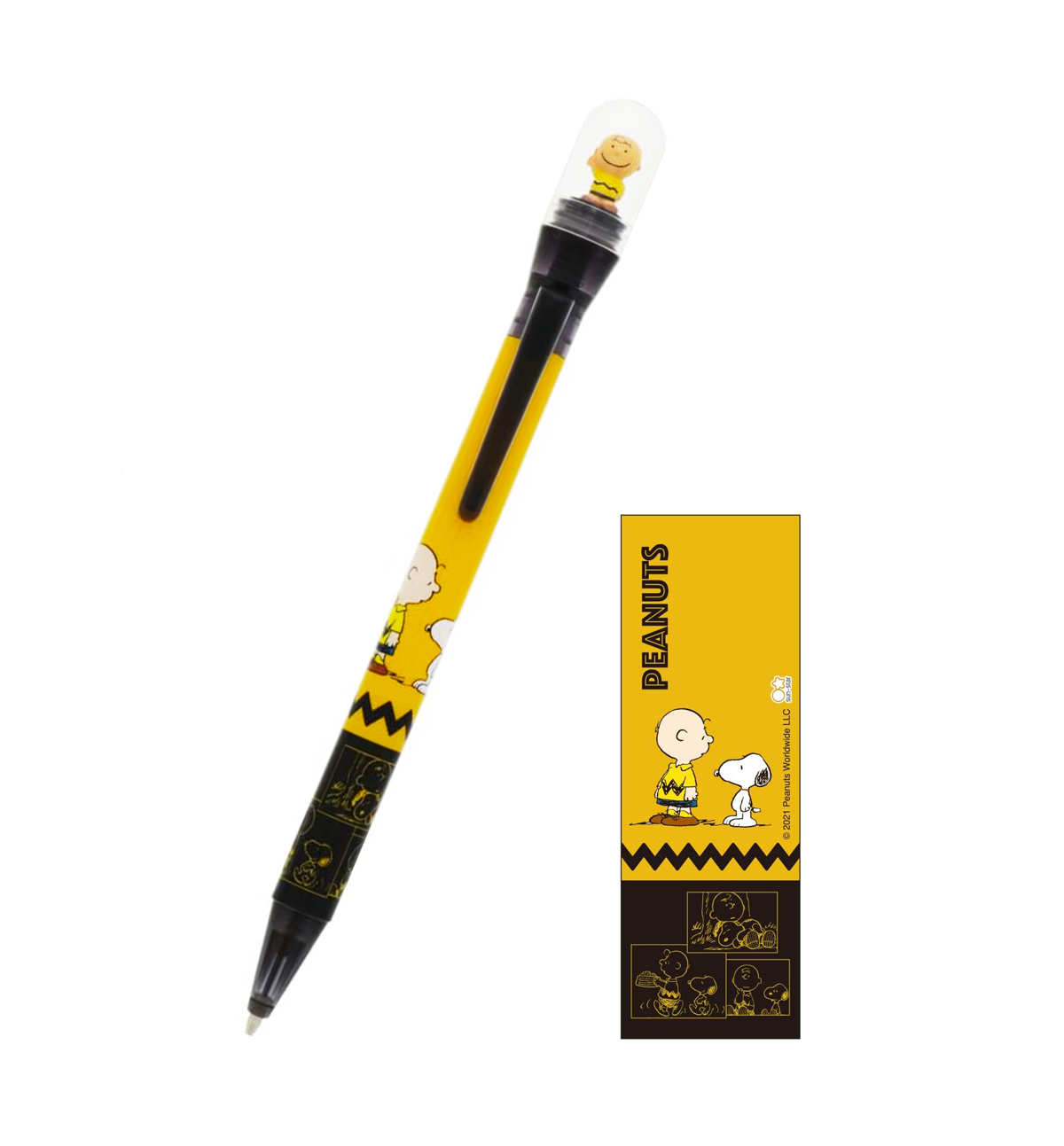 [JAPAN] Peanuts Snoopy Mechanical Pencil 0.5mm [Snoopy & Charlie Brown
