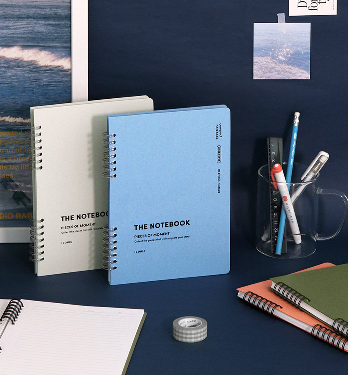 A5 Compact Line Notebook [4 Colors]