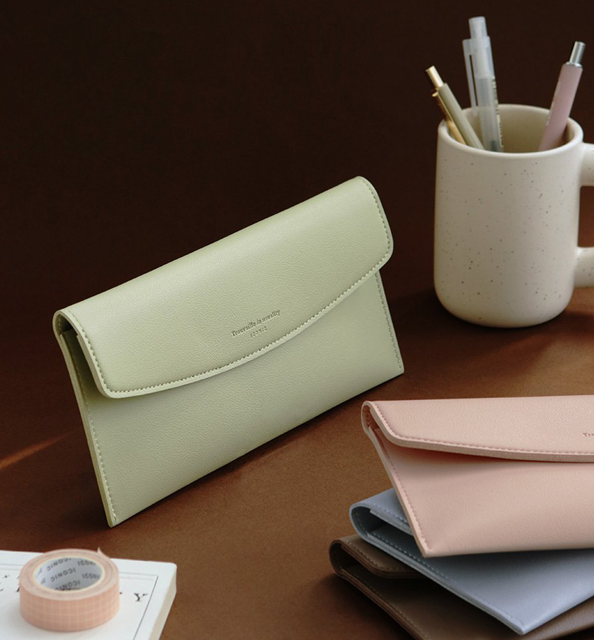 Journey Flat Pen Case [8 Colors]