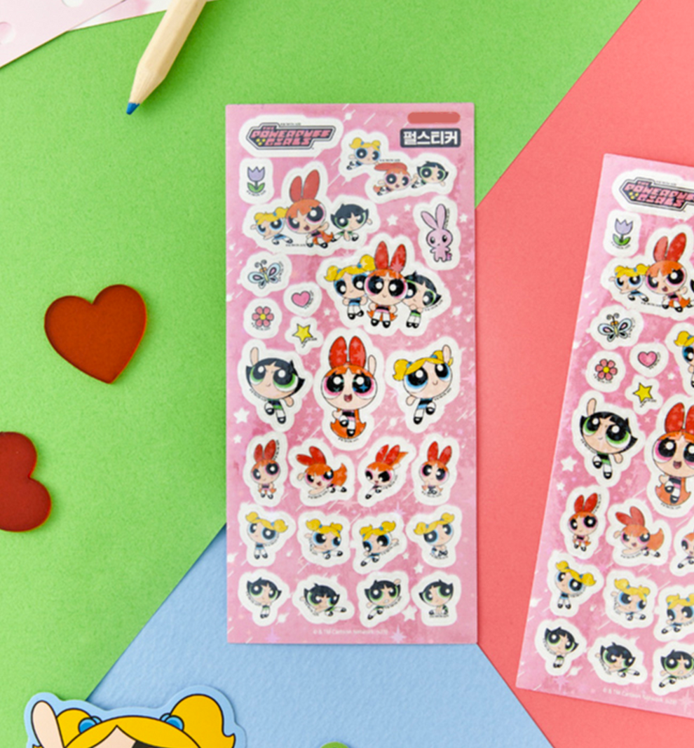 Powerpuff Girls Pearl Seal Sticker