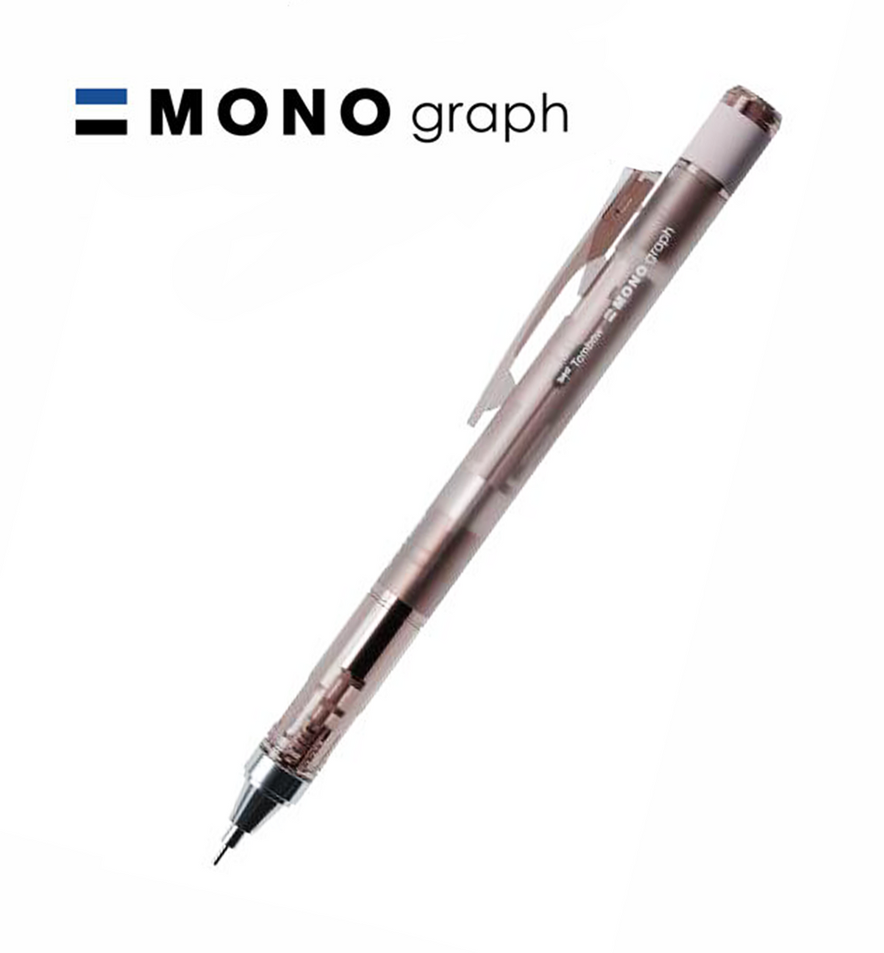 Tombow Mono Graph Pastel Glass 0.5mm Mechanical Pencil [Glass Brown]
