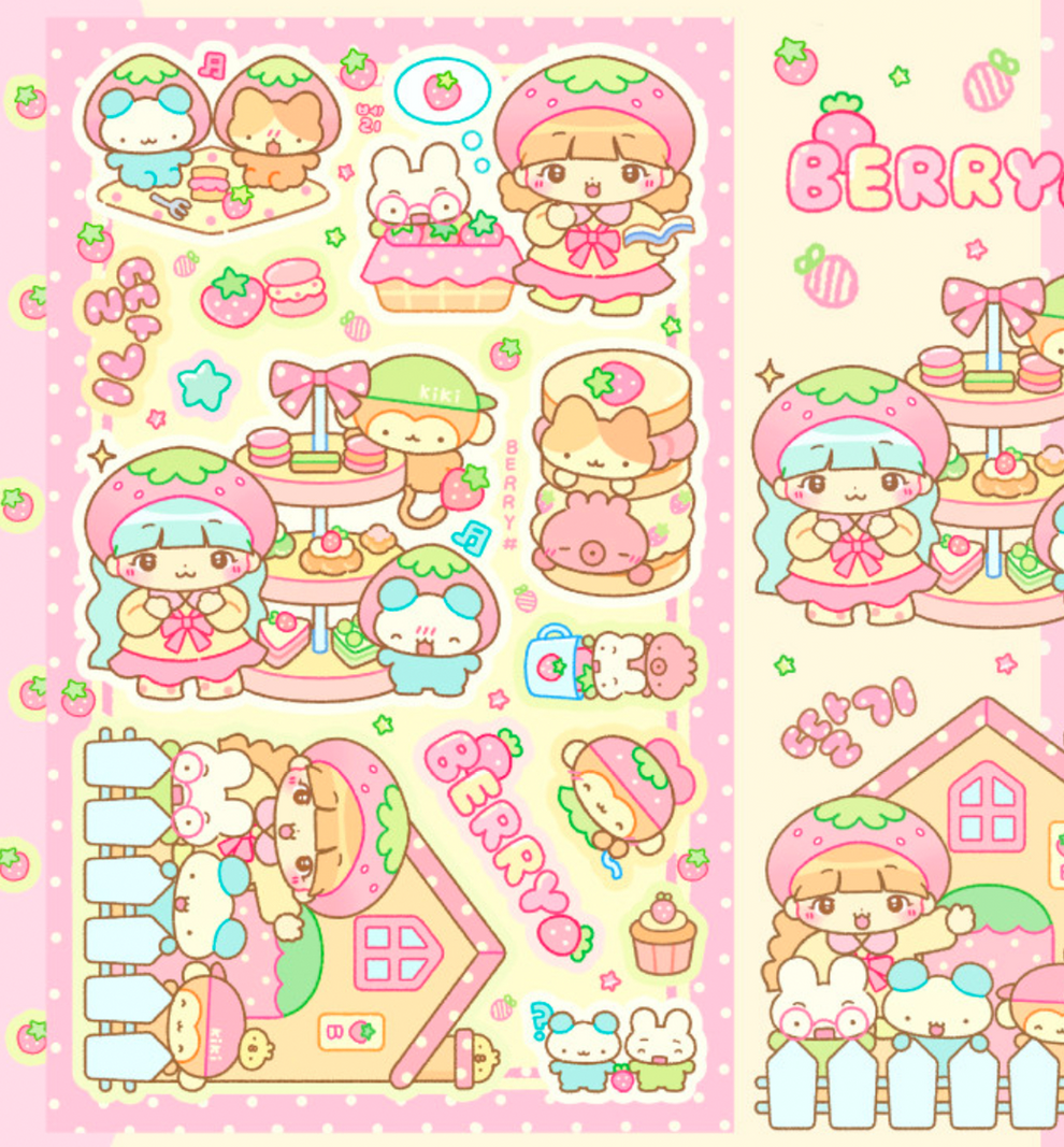 Berry World Seal Sticker
