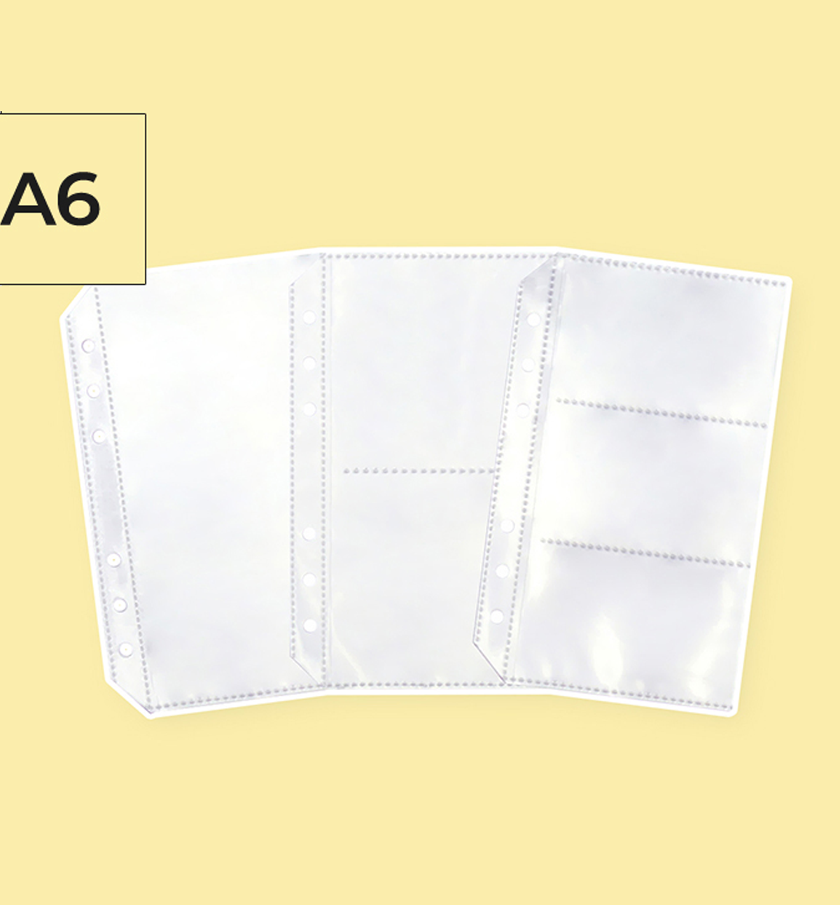 A6 Clear Pocket File [Double-Sided]
