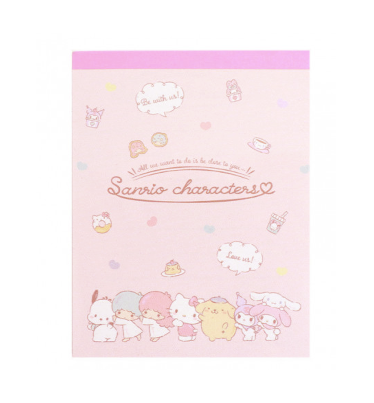 Sanrio Character Mini Memopad [Love Us]