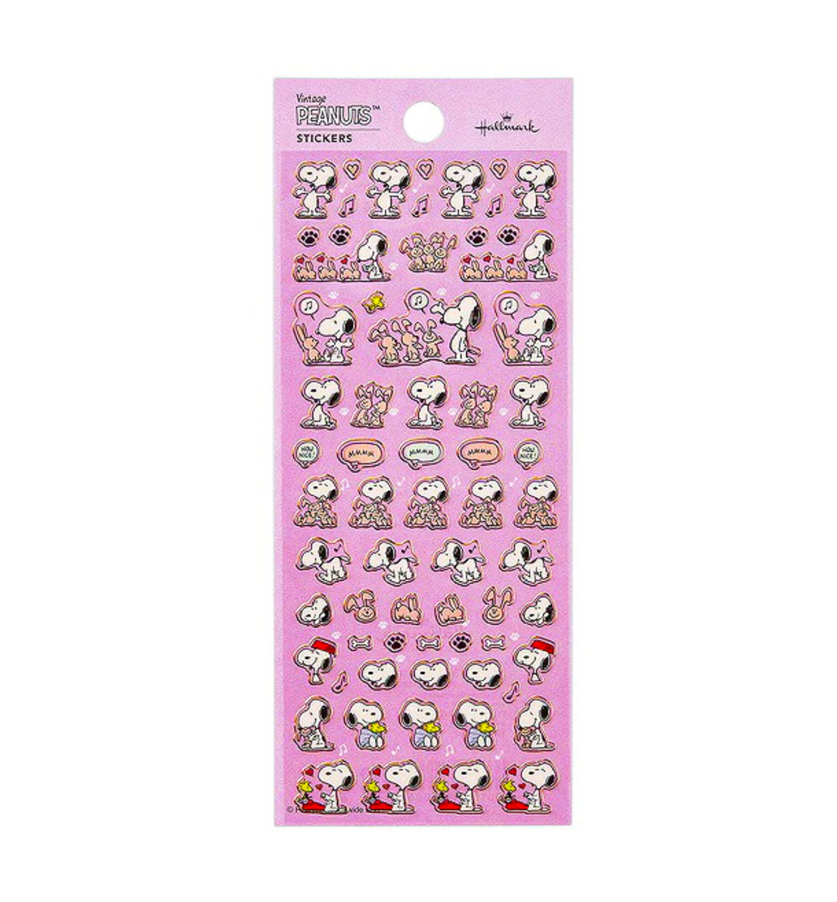 Peanuts Snoopy Sticker [Pink Rabbit]