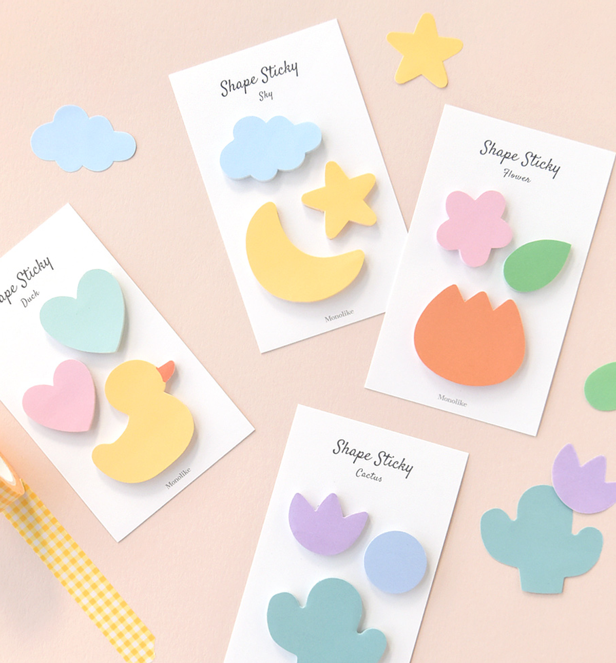 Shape Silhouette Sticky Note