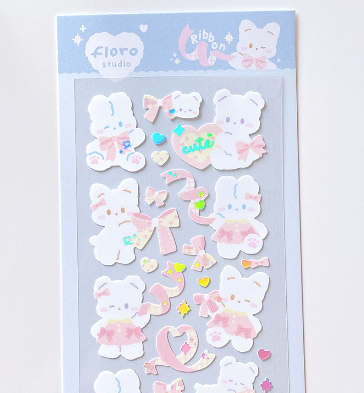 Ribbon Babies Seal Sticker