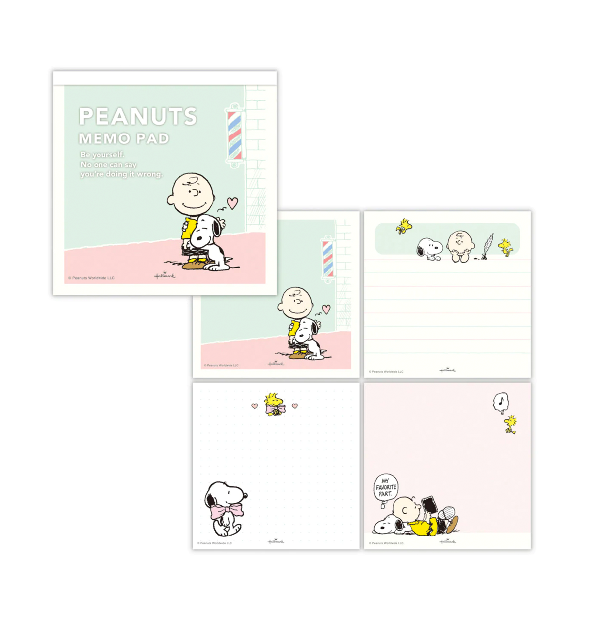 Peanuts Snoopy Be Yourself Memopad [Mint]