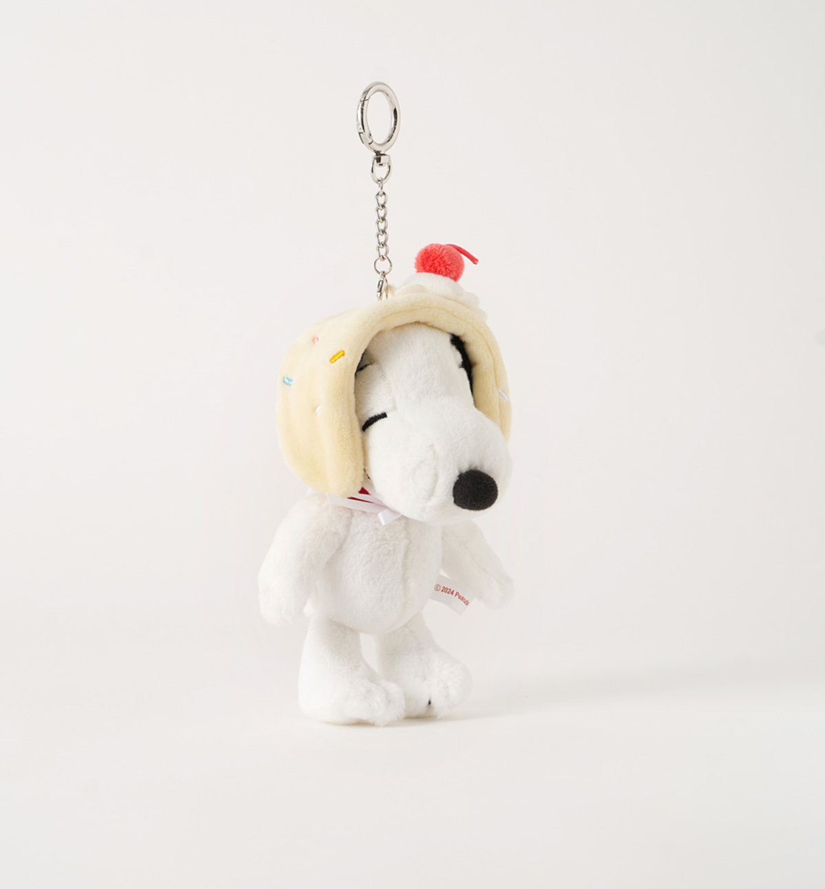 Peanuts Snoopy Vanilla Ice Cream Plush Keyring [16cm]