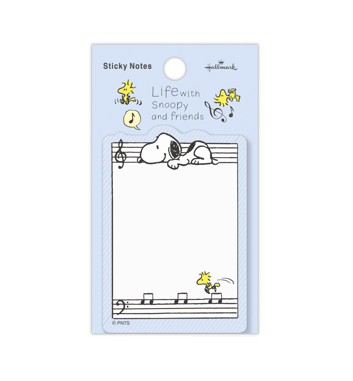[JAPAN] Peanuts Snoopy Life with Snoopy and Friends Sticky Note [Music