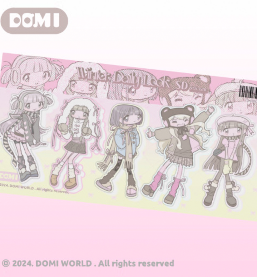 Domi World Winter Daily SD Sticker