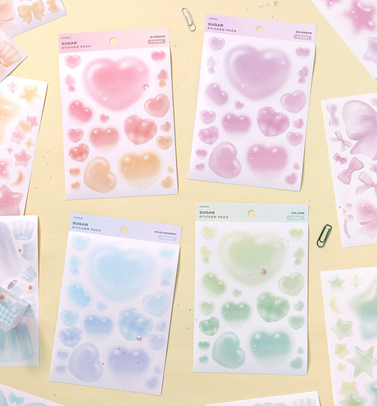 Sugar Sticker Pack [4 Sheets]