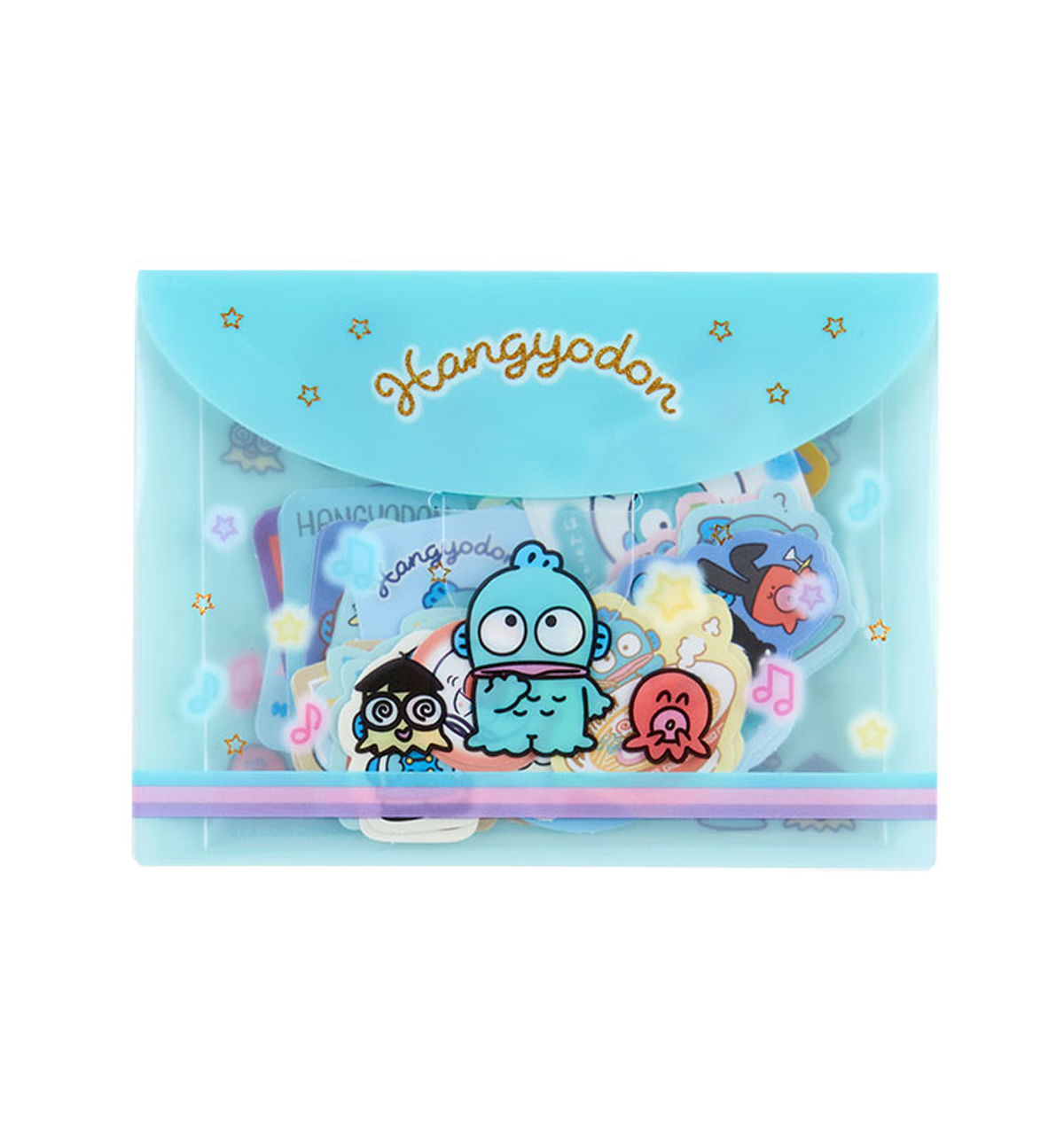 Sanrio 40 Sticker + 1 Case Set [Hangyodon]