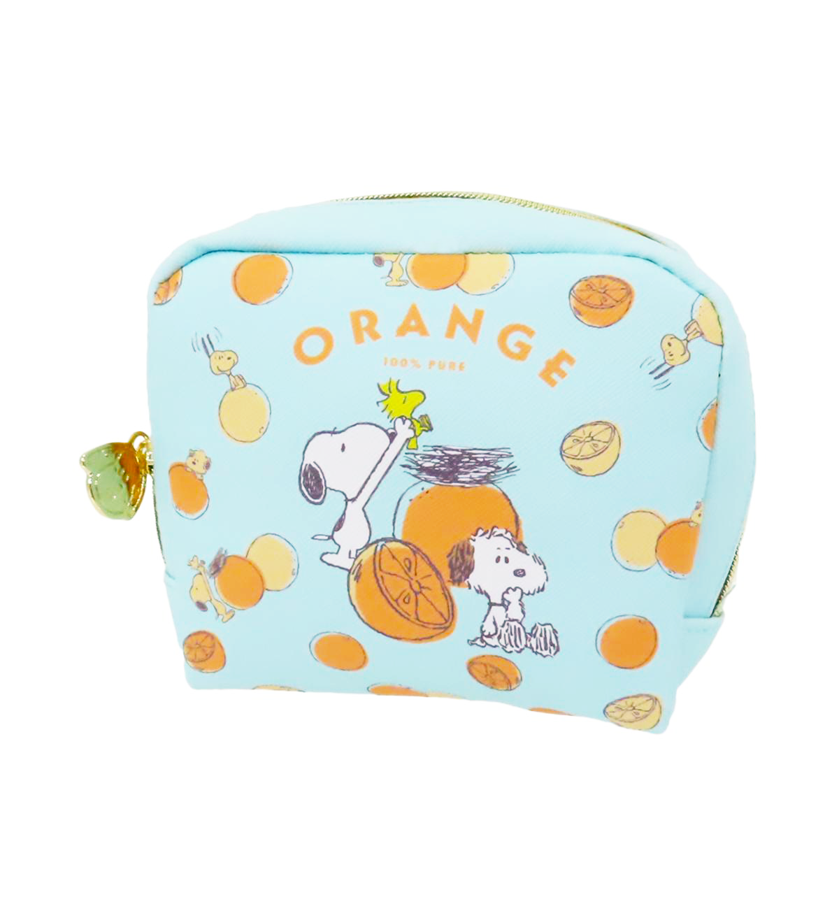 [JAPAN] Peanuts Snoopy Orange Pouch