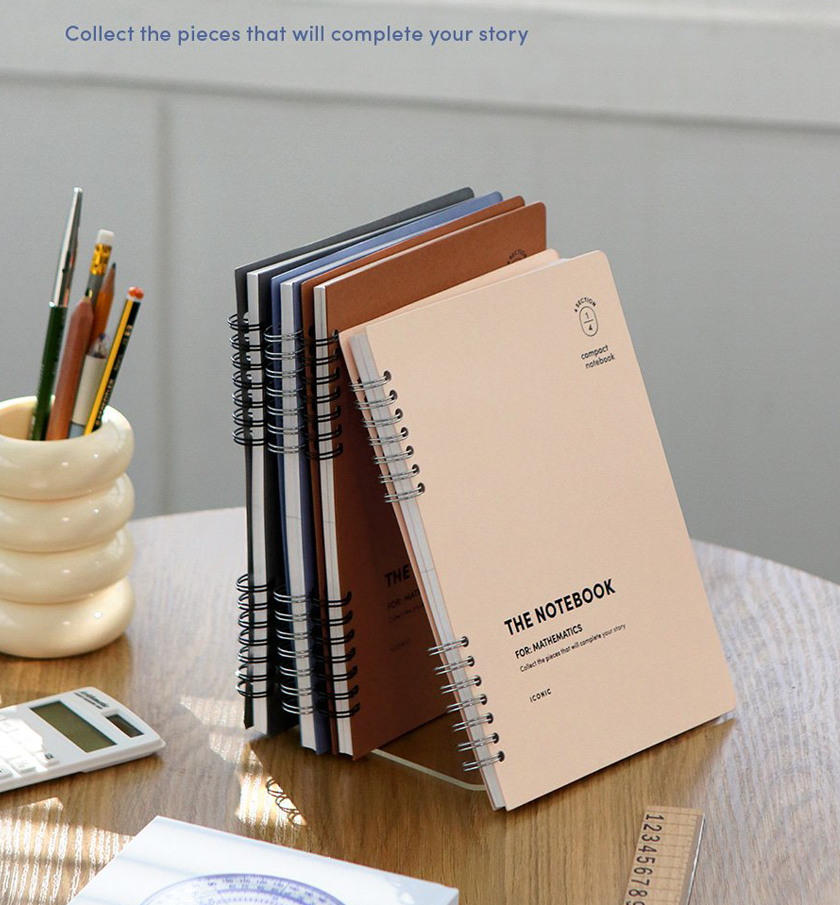 A5 Compact Math Notebook [4 Colors]