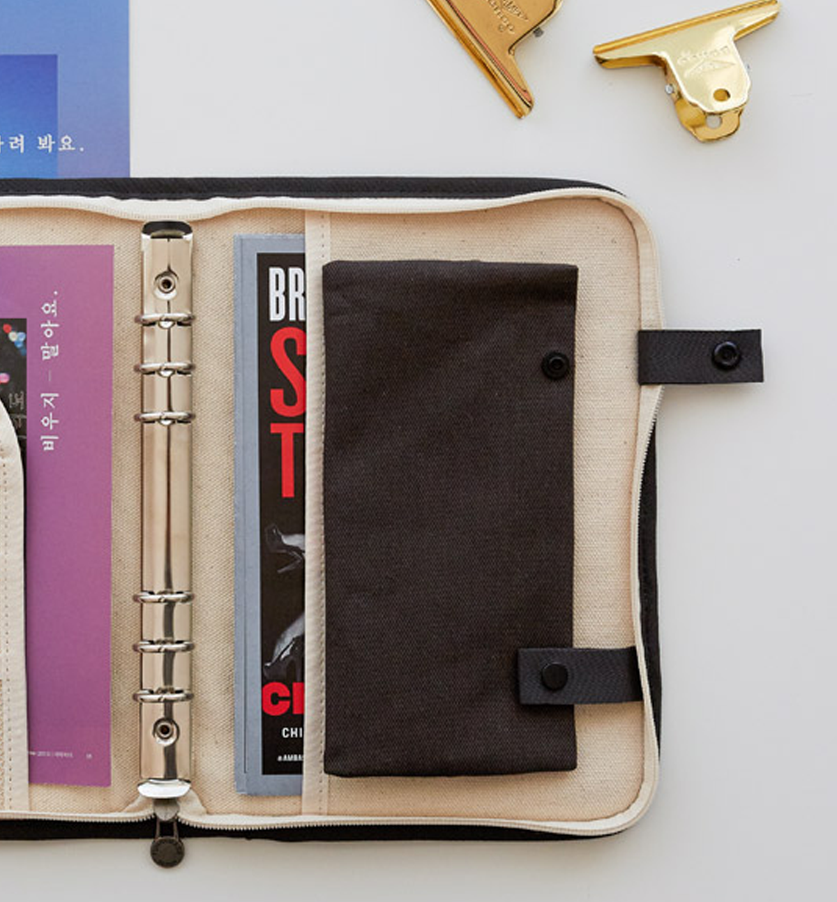 A5 Binder Canvas Cover