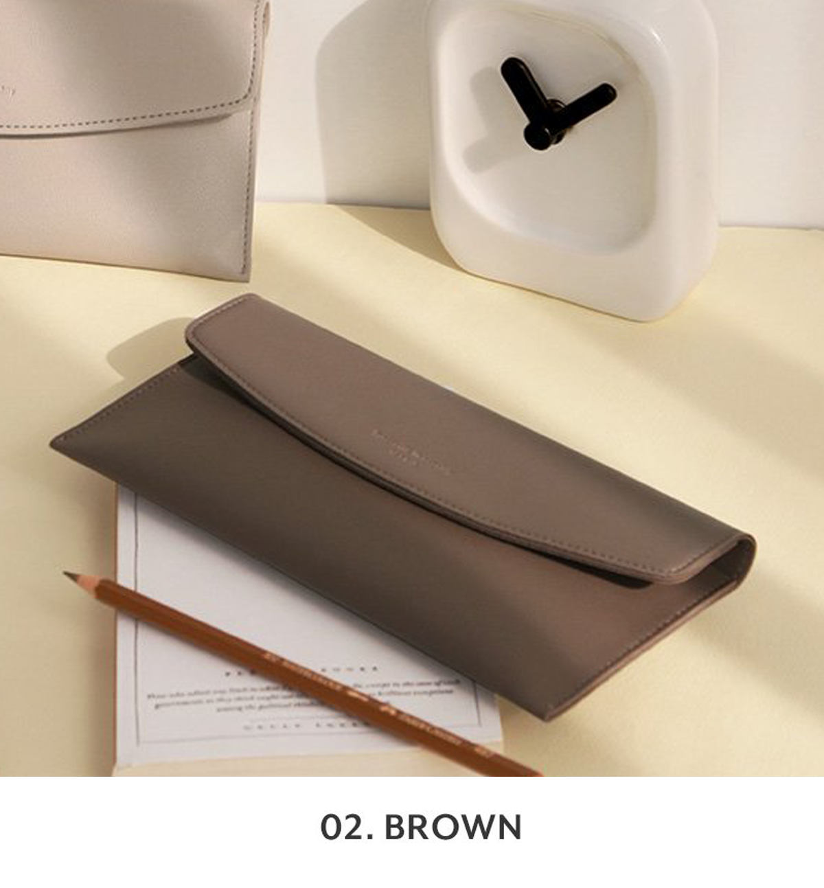 Journey Flat Pen Case [8 Colors]