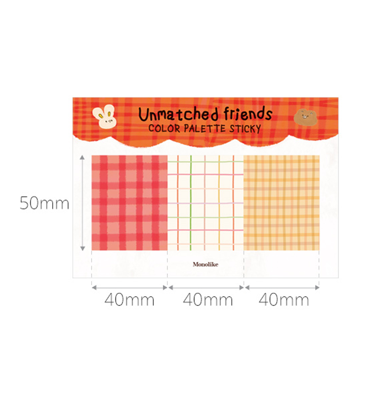 Color Palette Unmatched Friends Sticky Notes