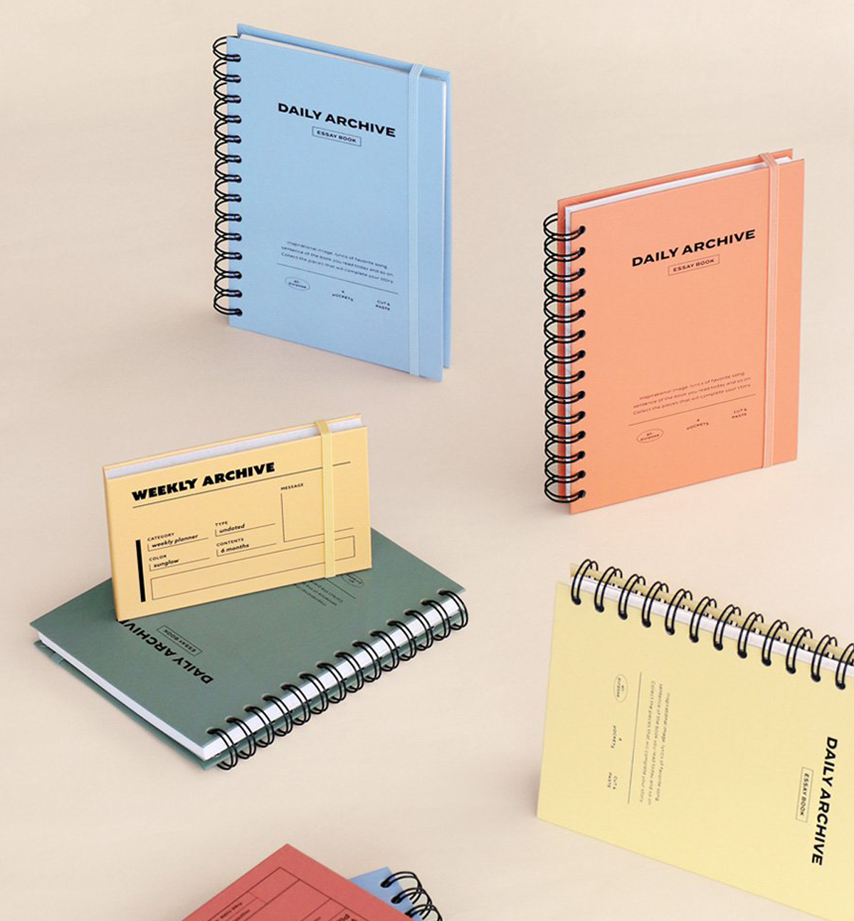 Daily Archiving Book [4 Colors]