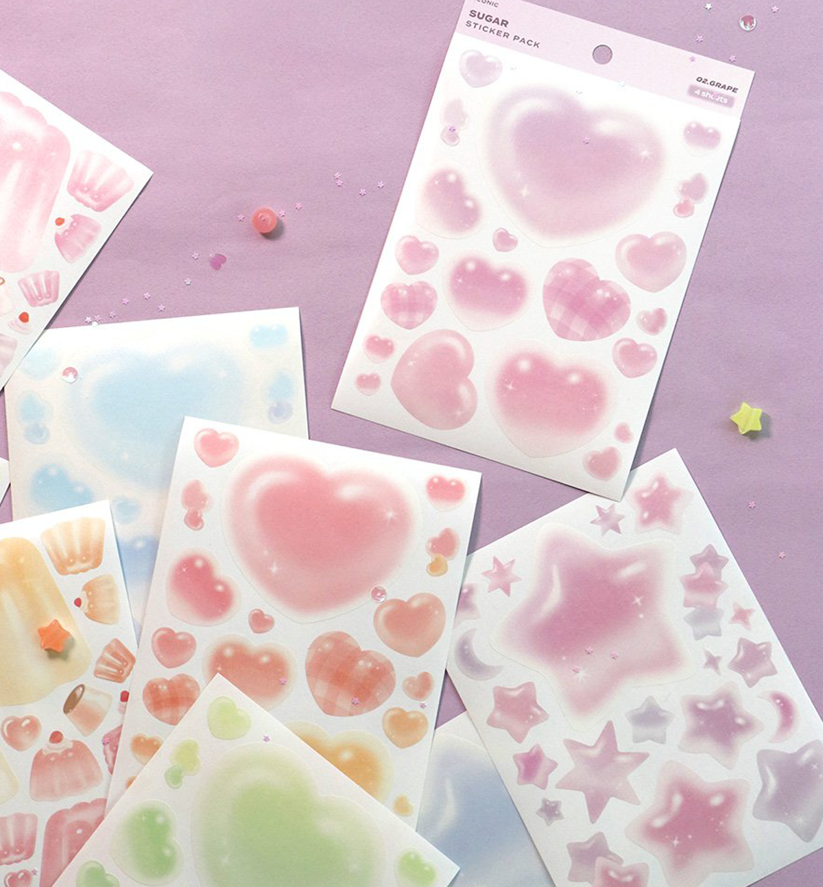 Sugar Sticker Pack [4 Sheets]