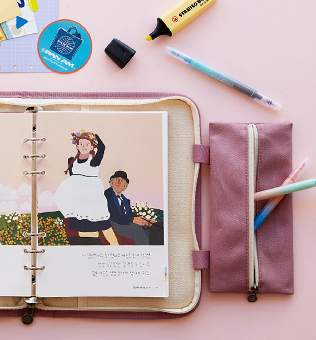 A5 Binder Canvas Cover