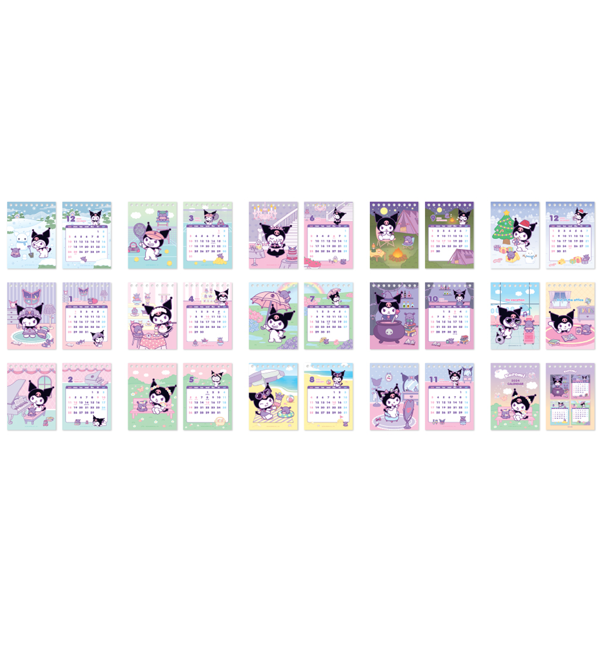 2024 Sanrio Characters Mini Desk Calendar [4 Designs]
