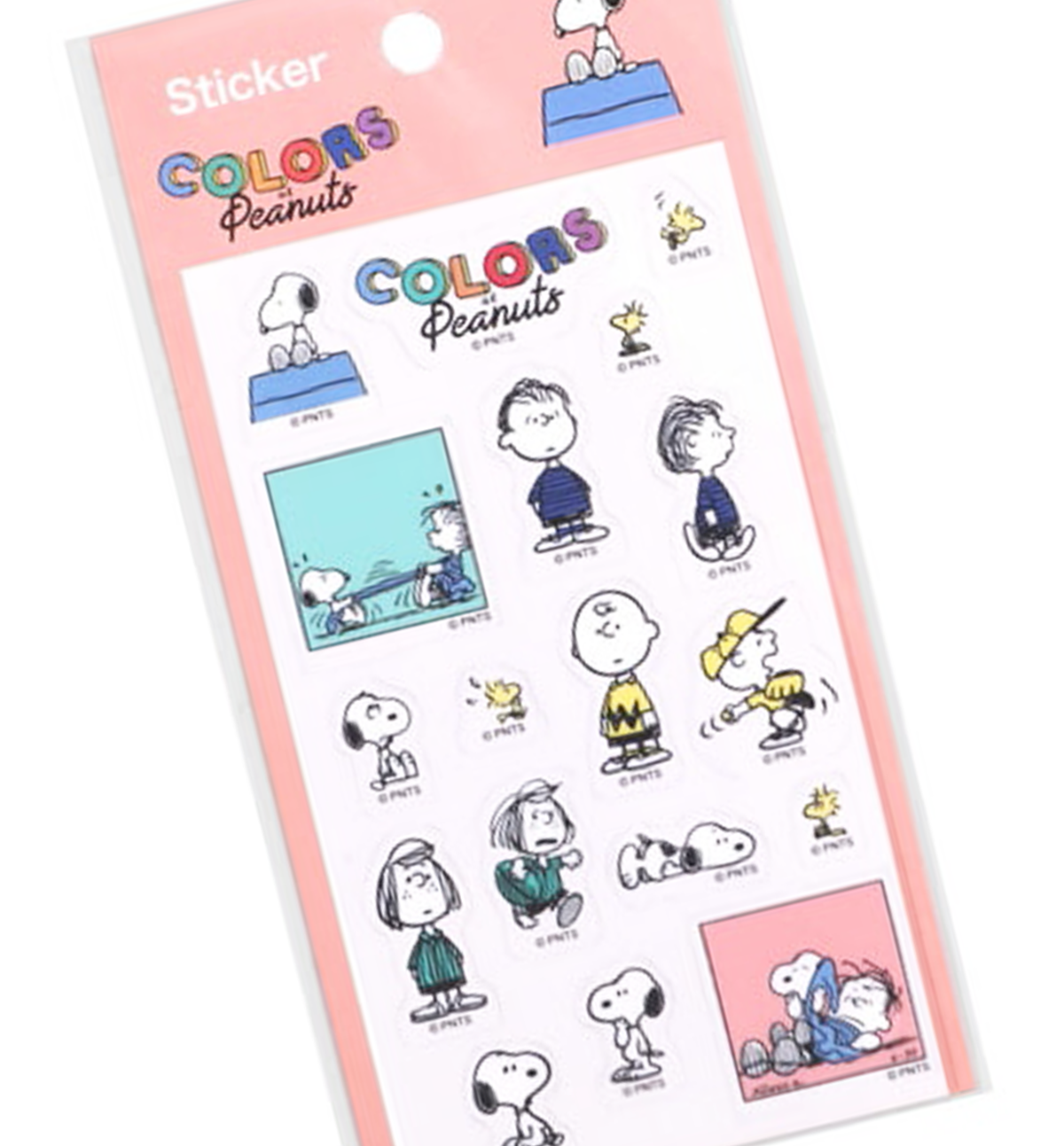 Peanuts Snoopy Take Care Sticker [Pink]