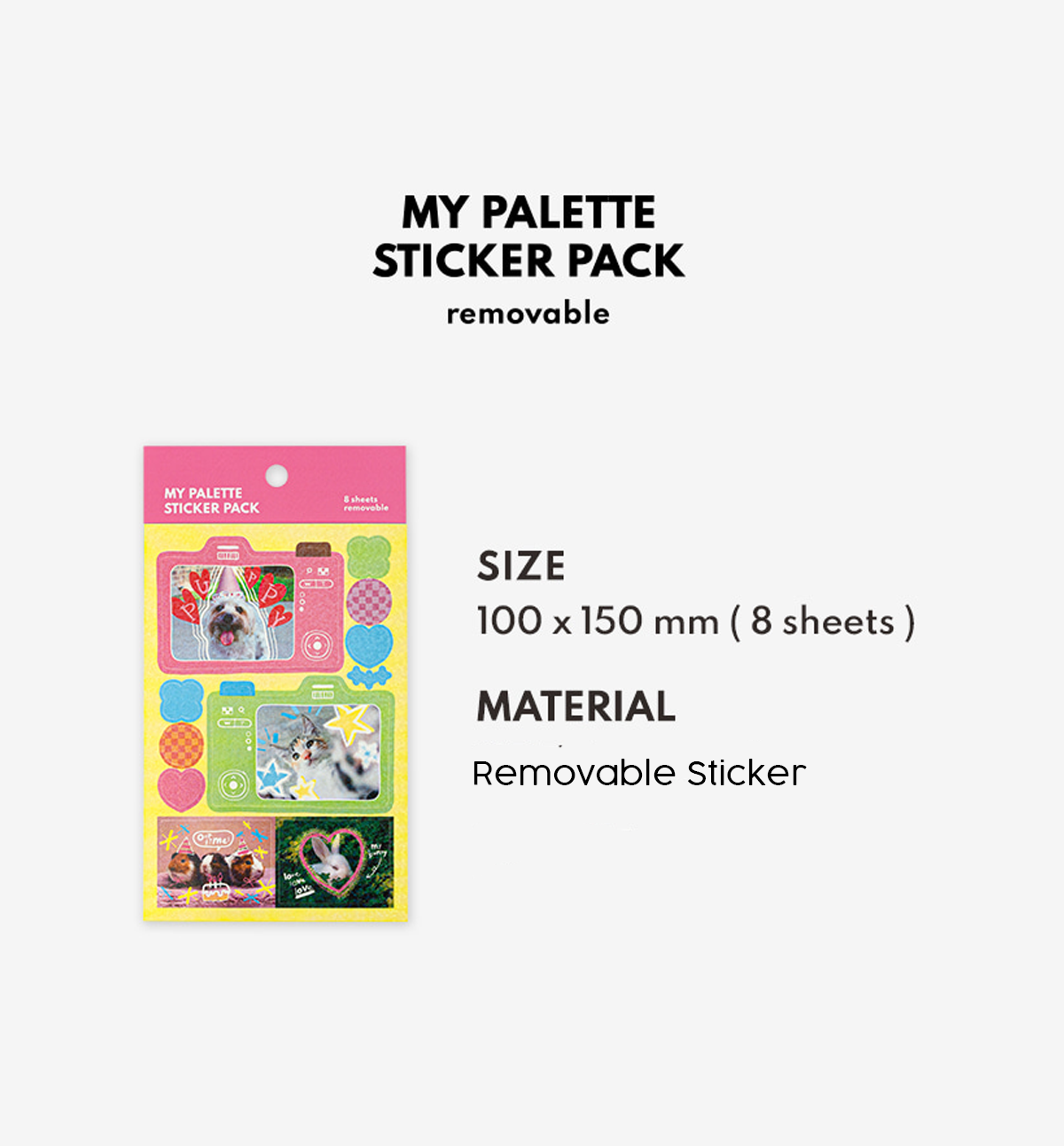 My Palette Sticker Pack [8 Sheets]