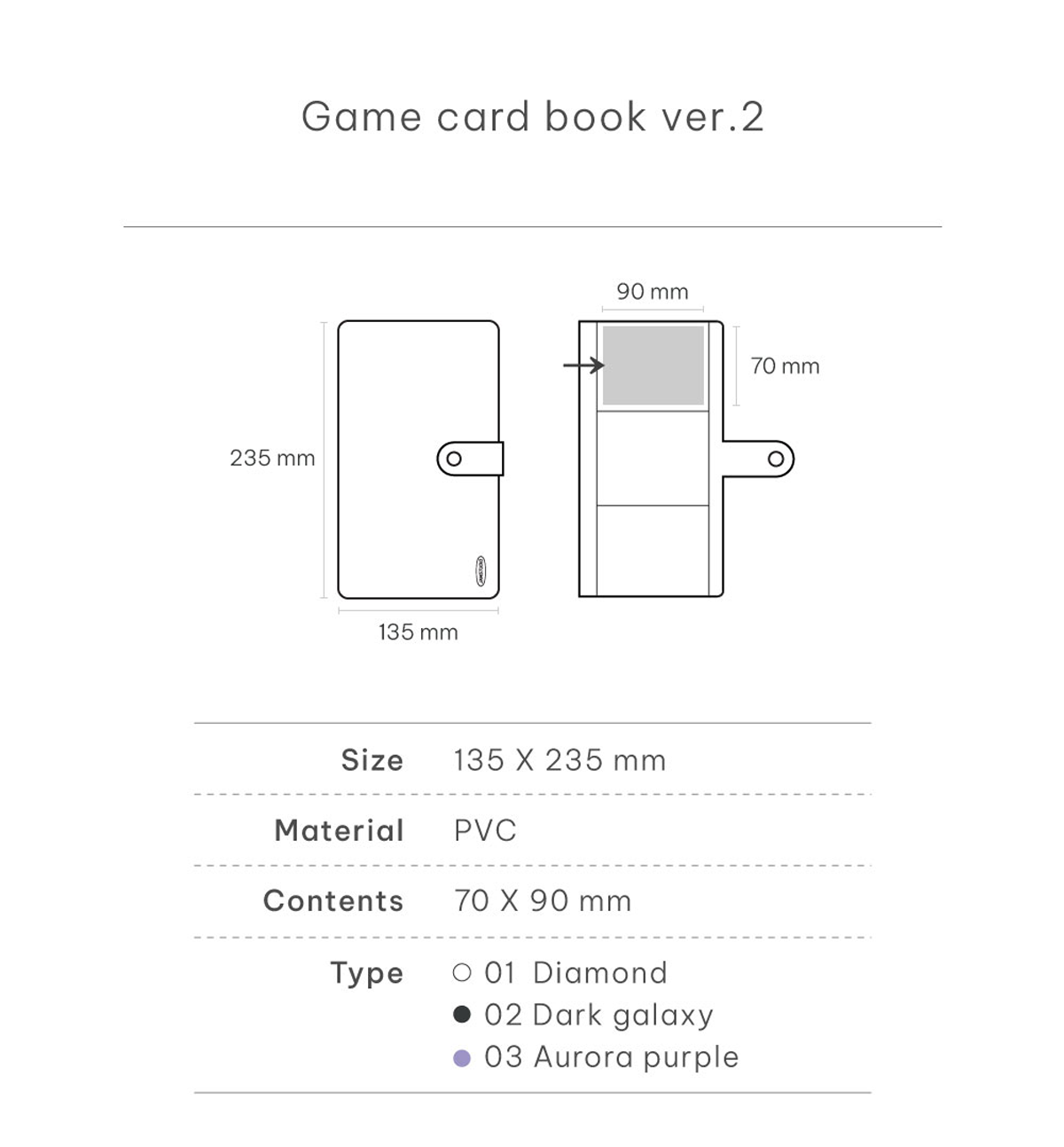 Game Card Book Ver. 2