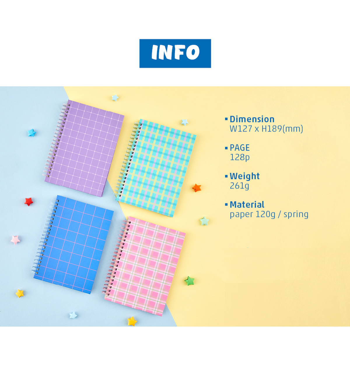 Deco Point Sprint Notebook