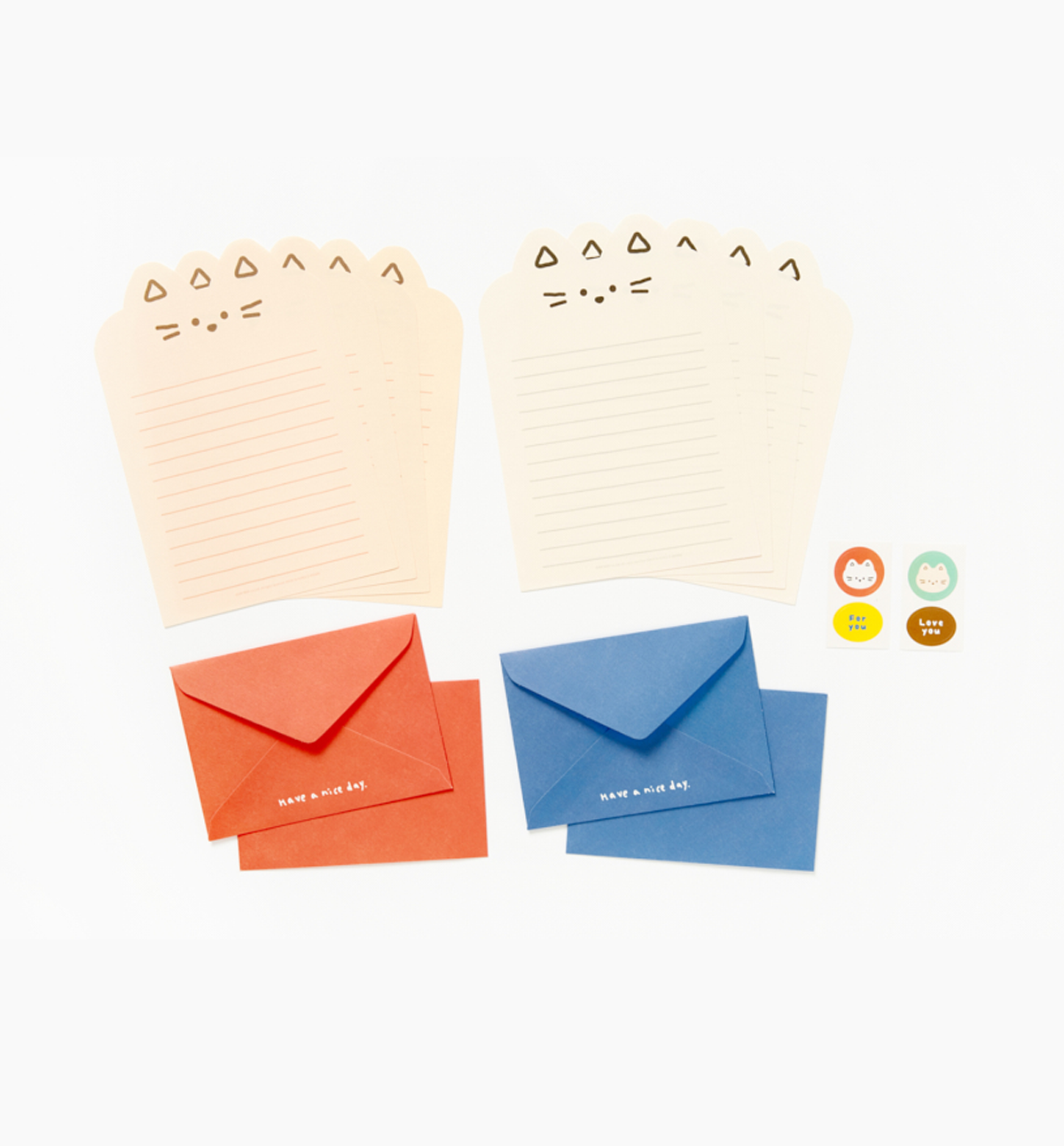 Blue & Red Letters & Envelopes