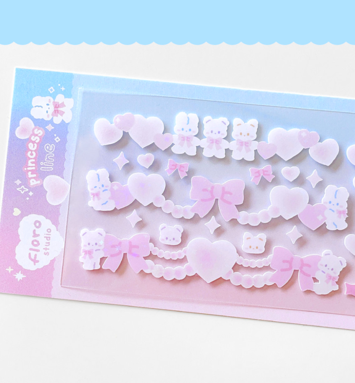 Princess Line Seal Sticker