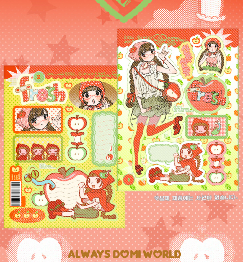 Domi World Apple Lover Sticker