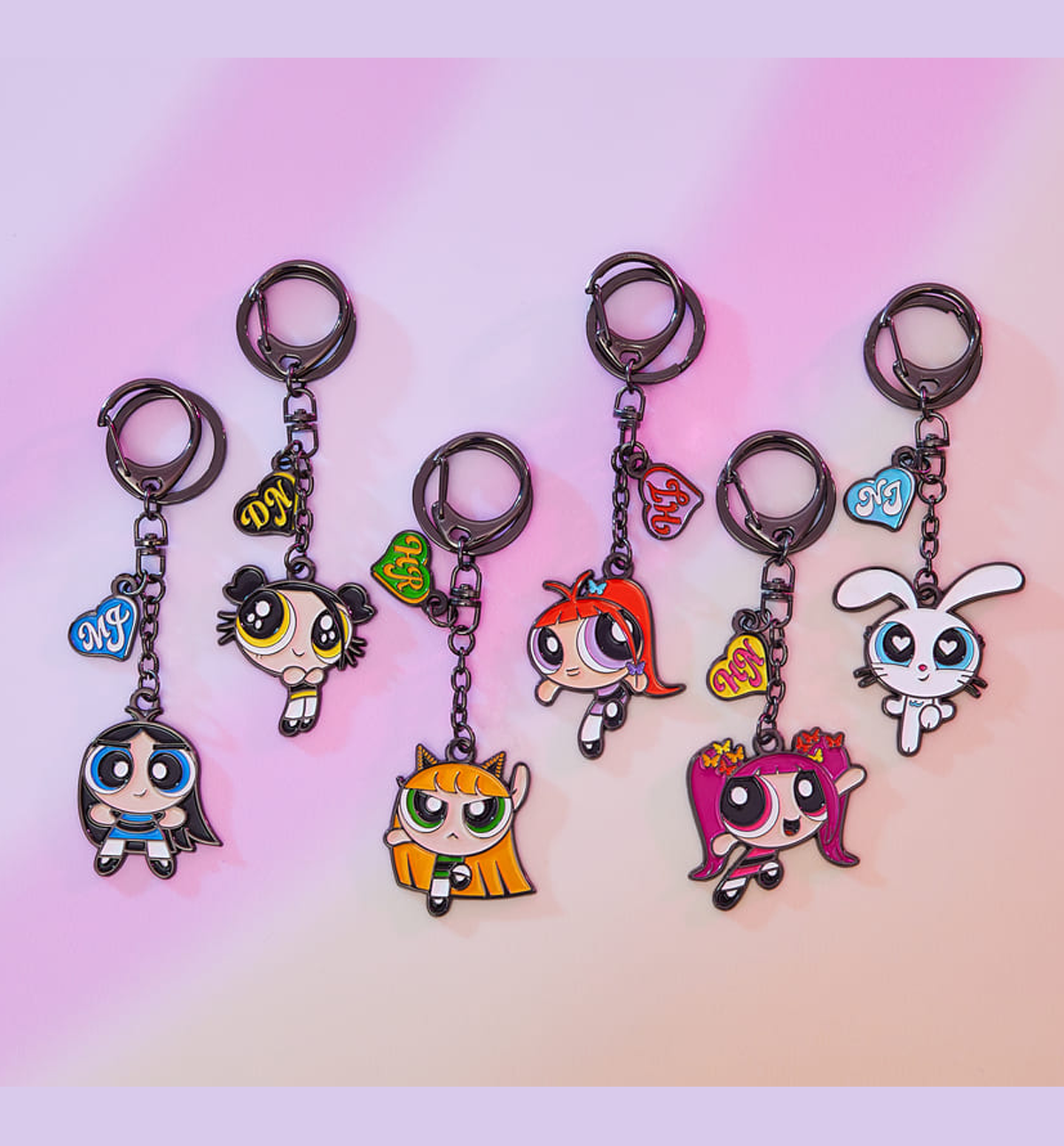 The PowerPuff Girl x NewJeans Metal Keyring [Limited Edition]