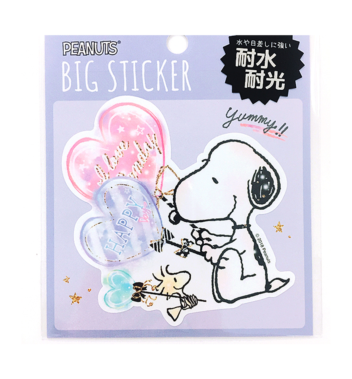 Snoopy Big UV Sticker [Waterproof]