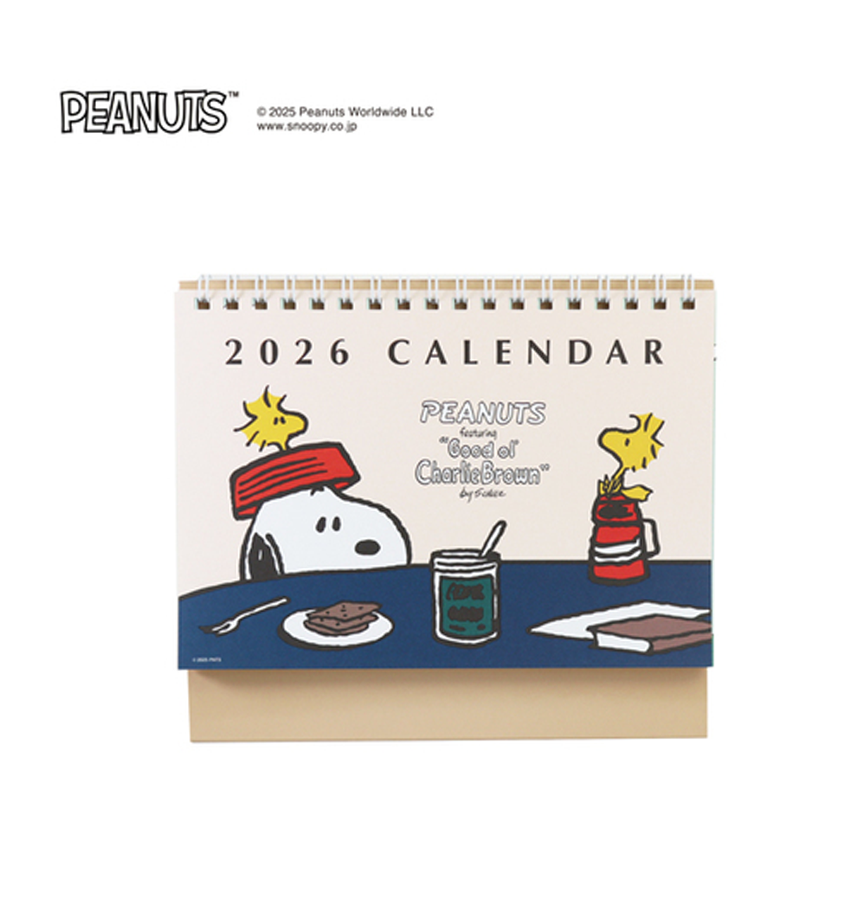 [JAPAN] 2026 Peanuts Snoopy Desk Calendar [Good ol' Charlie Brown]