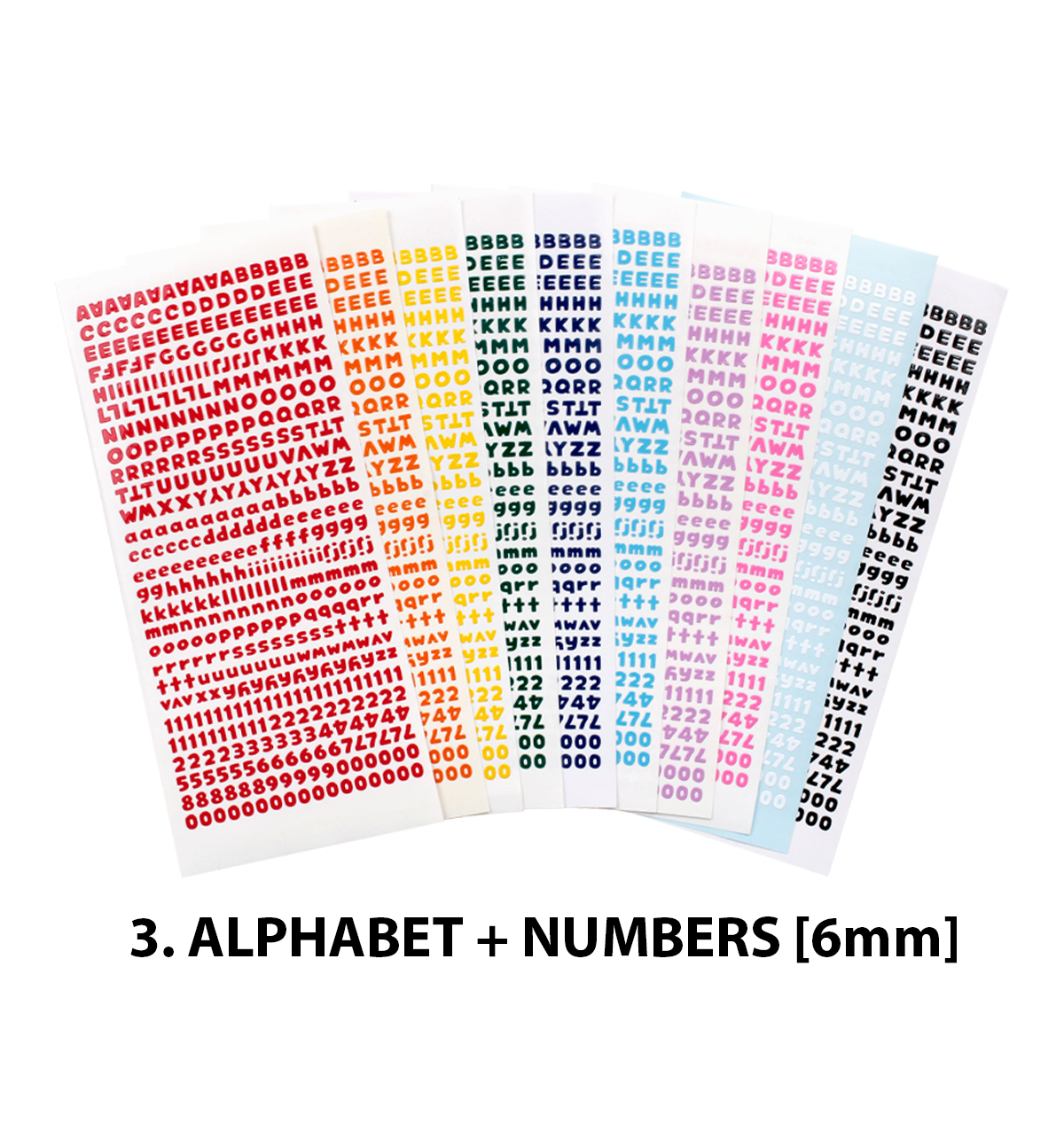 Deco Pocket ABC Sticker Pack [10 Stickers]