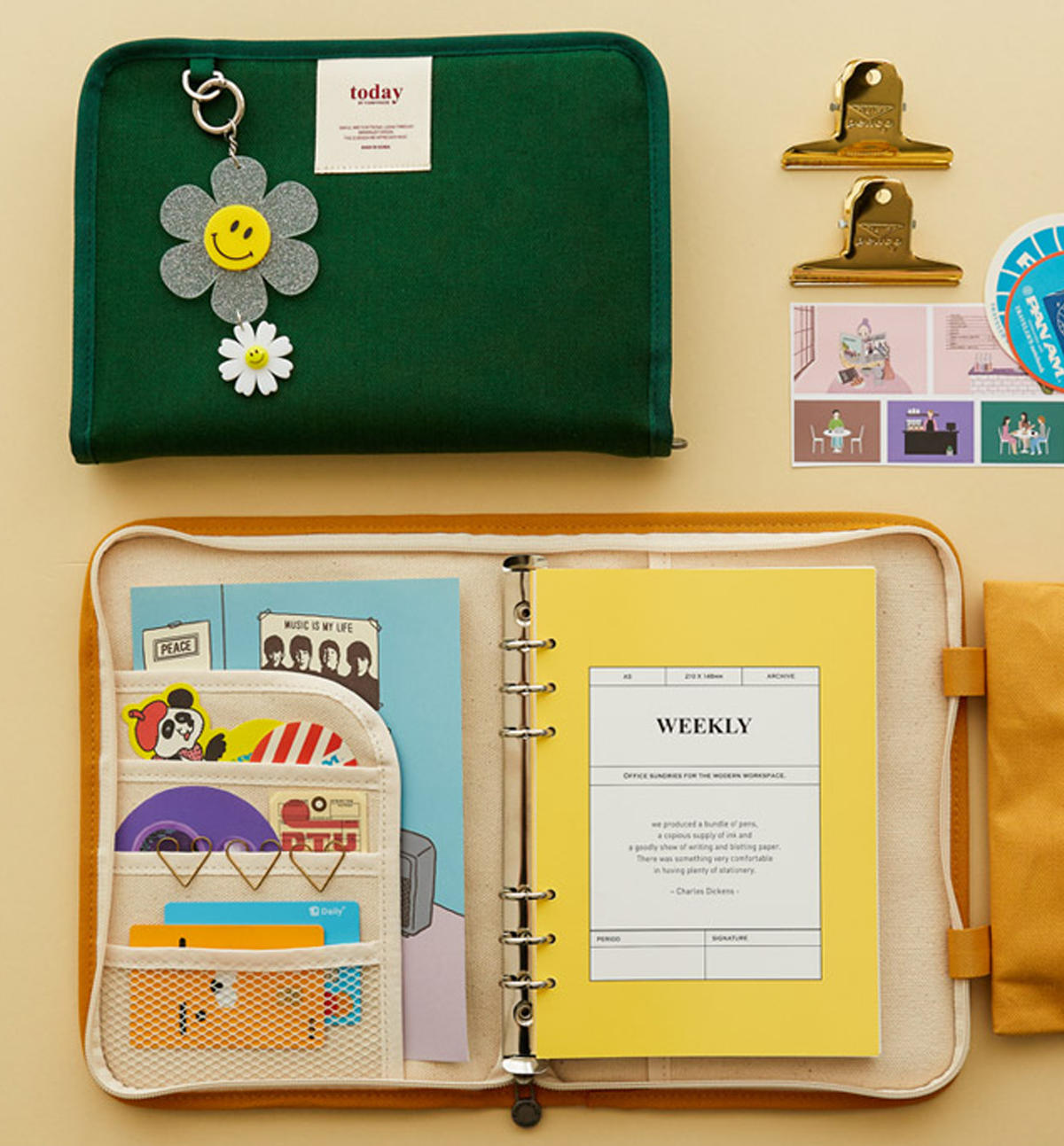 A5 Binder Canvas Cover