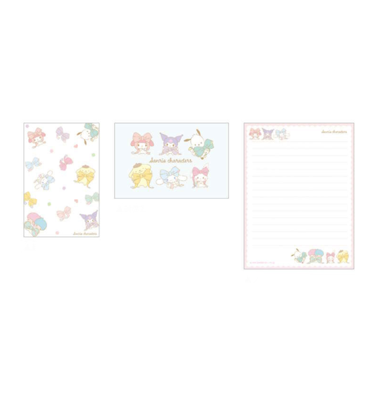 Sanrio Die-cut Letter Set [Characters]