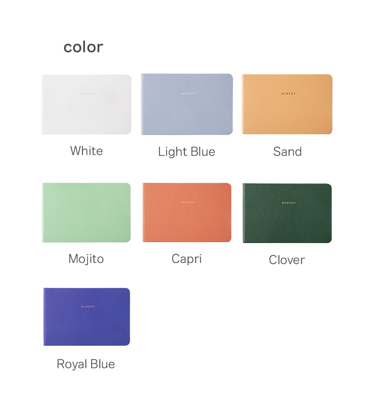 Moment Weekly Planner [7 Colors]