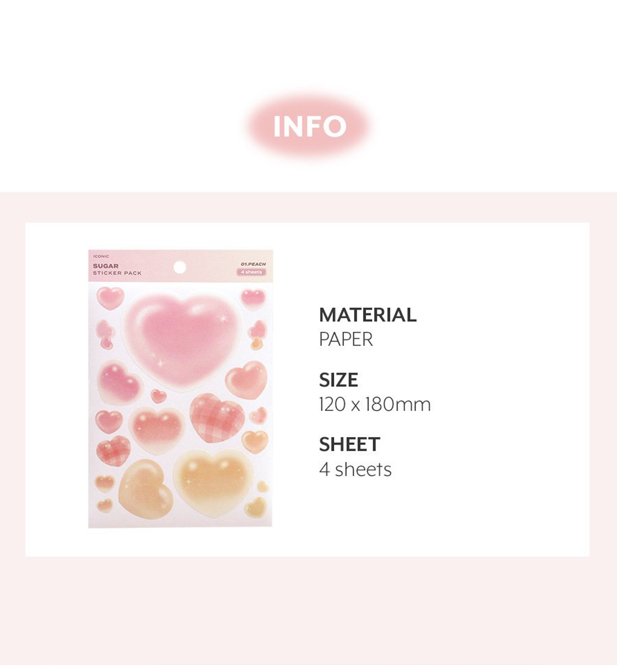 Sugar Sticker Pack [4 Sheets]