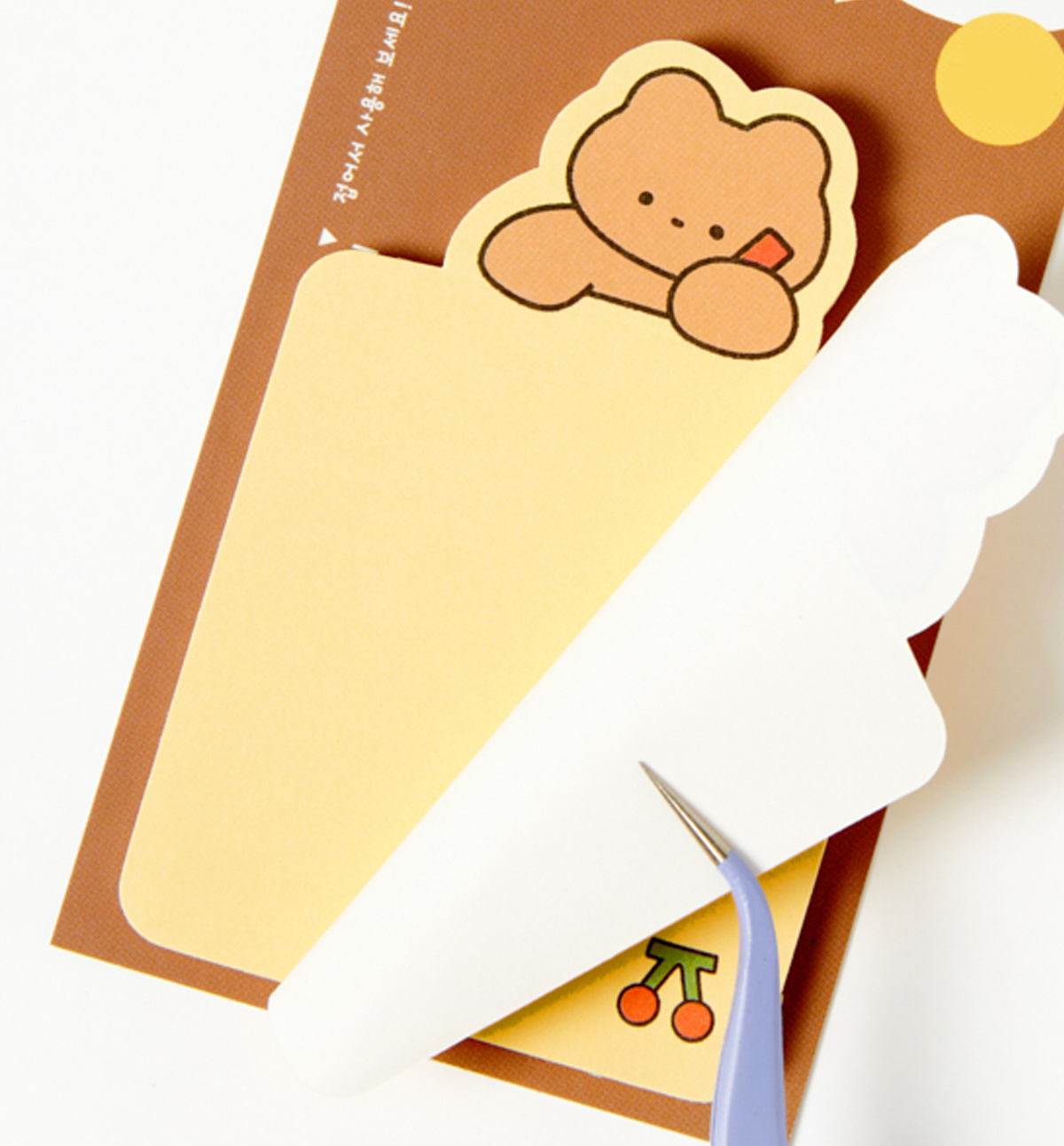 Scribble Down Bear Sticky Note