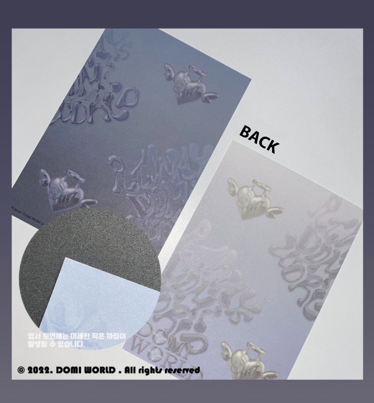 Domi World Angel and Devil Postcard Set [2 Postcards]