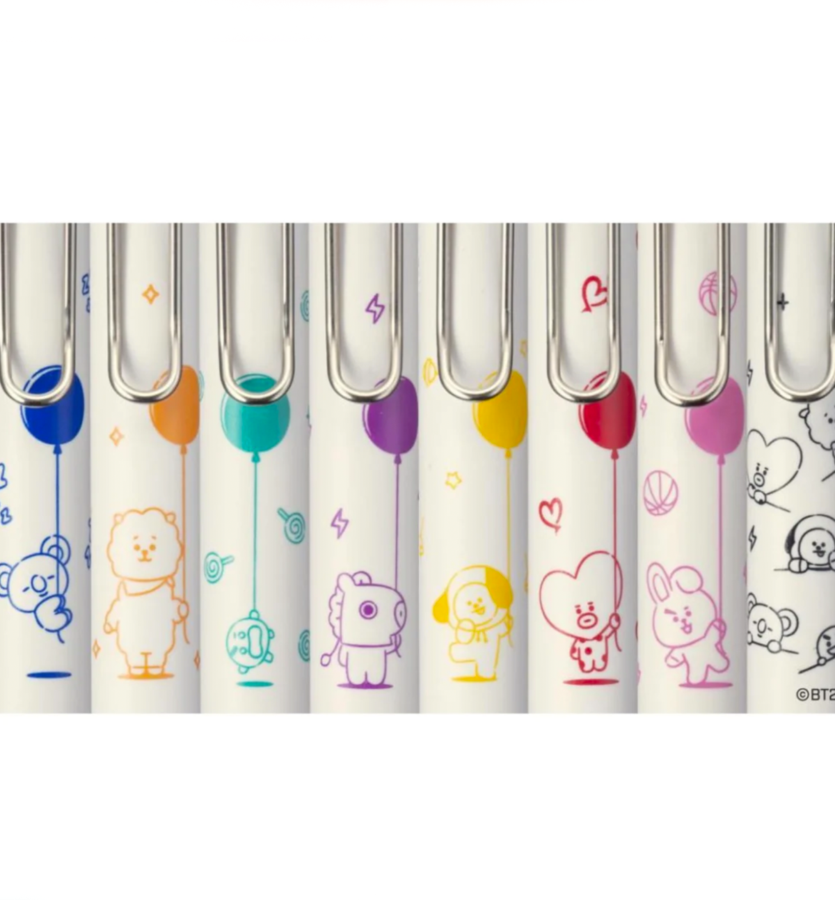 BT21 Uni-Ball Ballpoint Pen Set