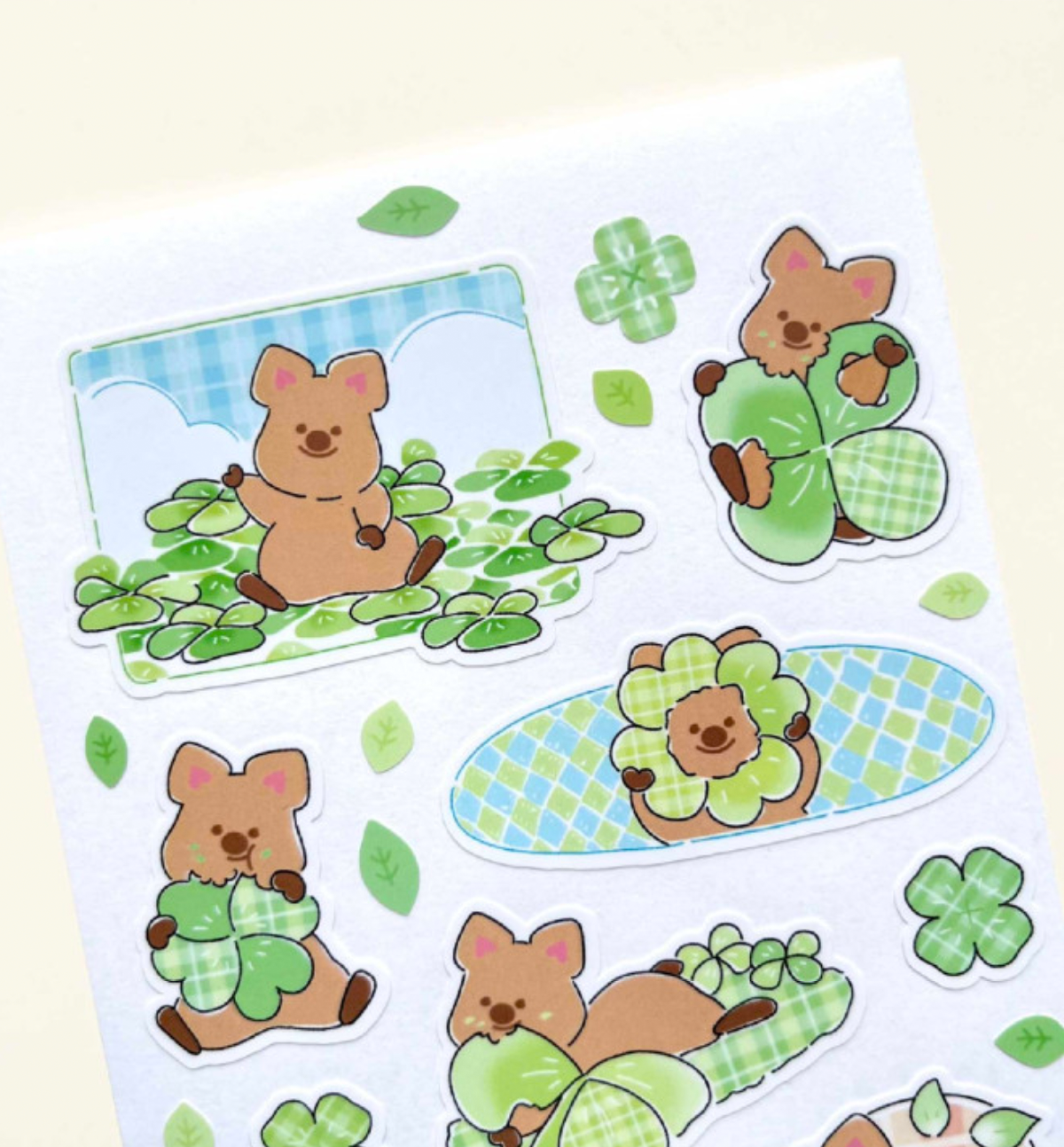 Clover Field Seal Sticker