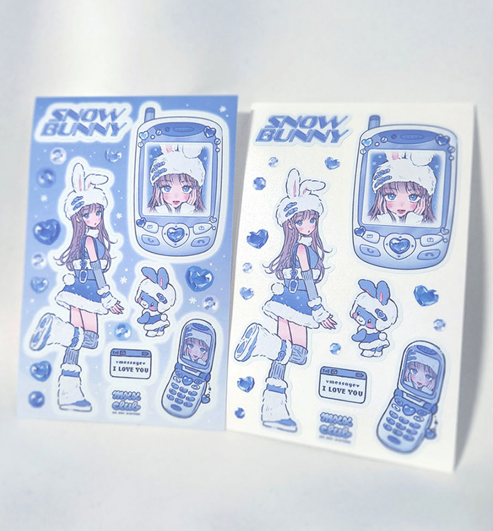 Snow Bunny Sticker