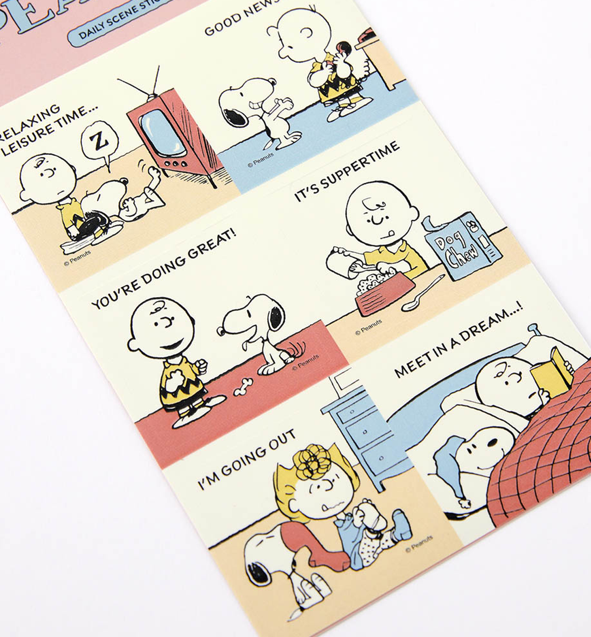 Snoopy Vintage Scene Sticker [2 Designs]