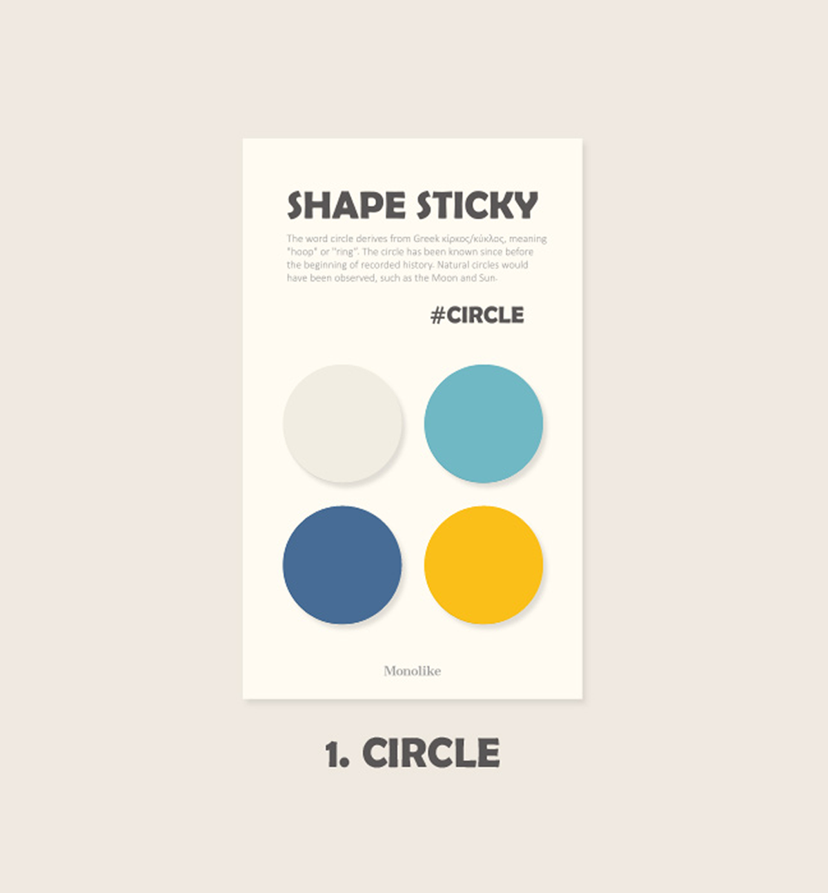 Shape Infographic Sticky Note