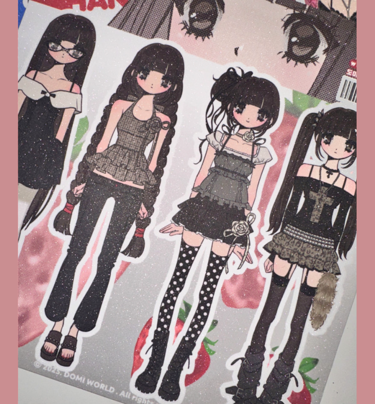 Domi World Hana 4 Characters Sticker